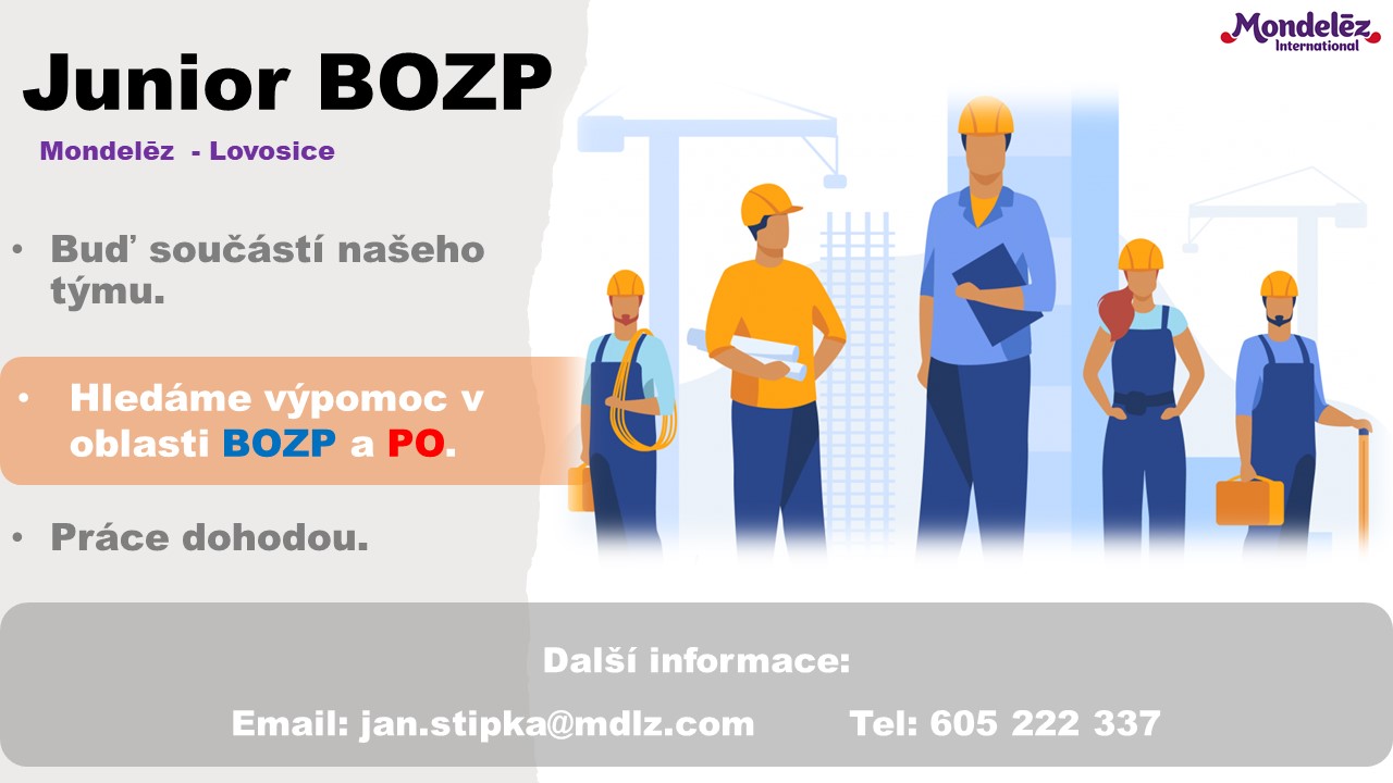 Junior BOZP (Mondelēz - Lovosice) - Fakulta bezpečnostního inženýrství VŠB-TUO
